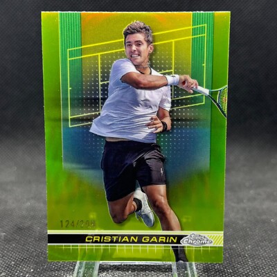 Cristian Garin 2024 Topps Chrome Tennis Lime Green Refractor /299 #54 ...