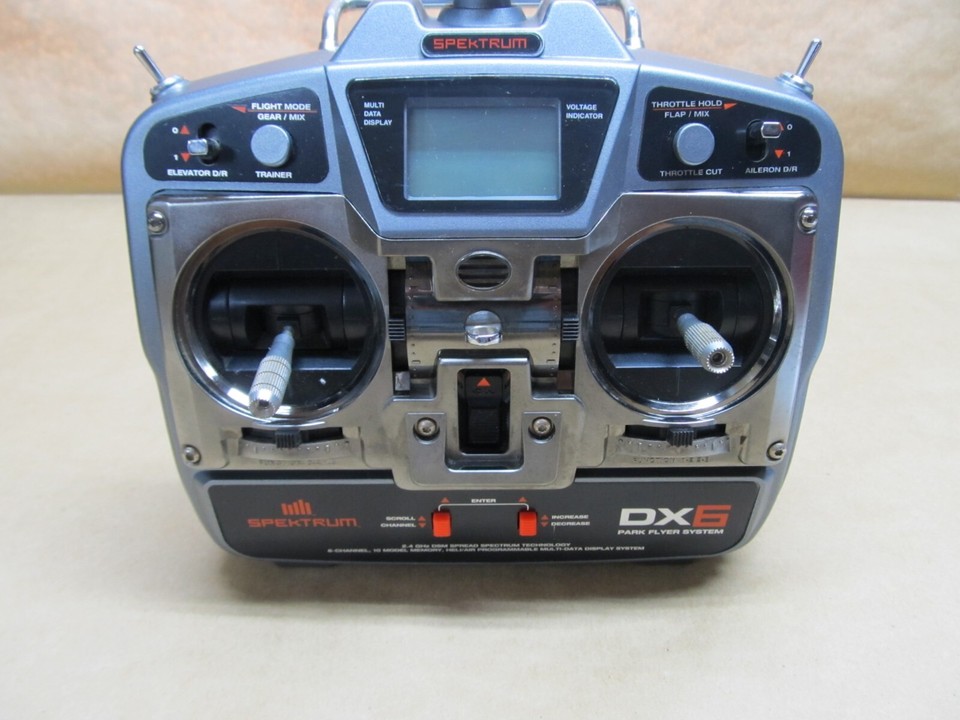 Spektrum DX6 Transmitter - Park Flyer System - 6 Chans. w/Spektrum ...