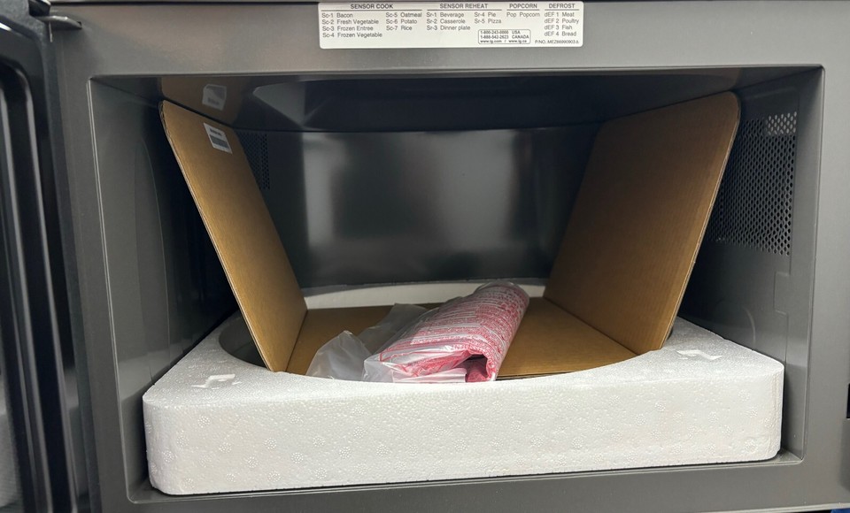 🔥 OPEN BOX NEW - LG LMC2075ST 1200W Countertop Microwave - Stainless ...