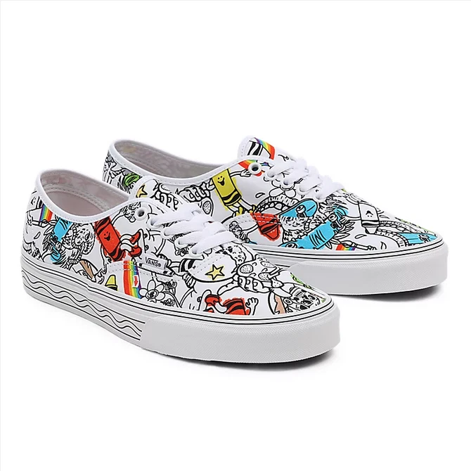 Vans Shoes Coloring Pages