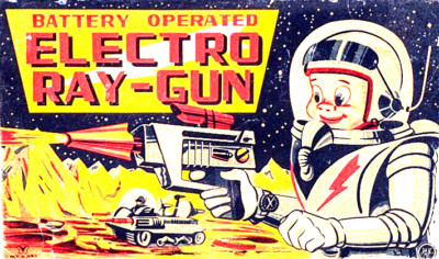 Vintage Electro Ray Gun on Metal Fridge Magnet 2.5" x 3.5" 1YR Warranty ...