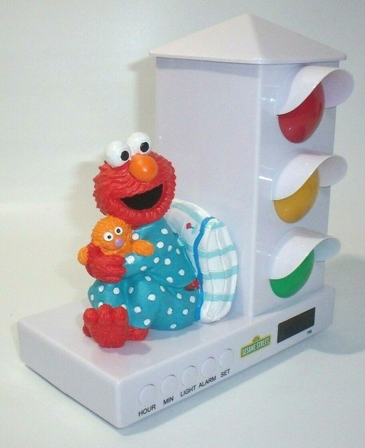 It's About Time Stoplight Sleep Enhancing Alarm Clock for Kids Elmo's ...
