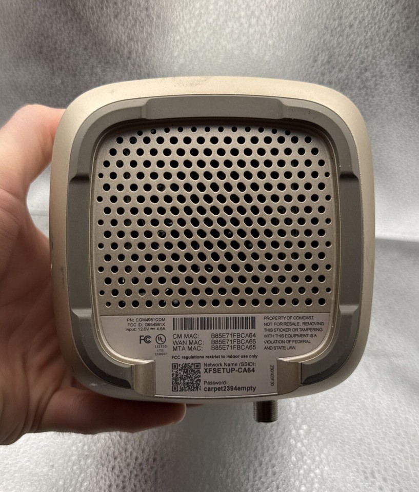 Xfinity XFi Gateway Router XB8-T Triband Wifi CGM4981COM *No Cord ...