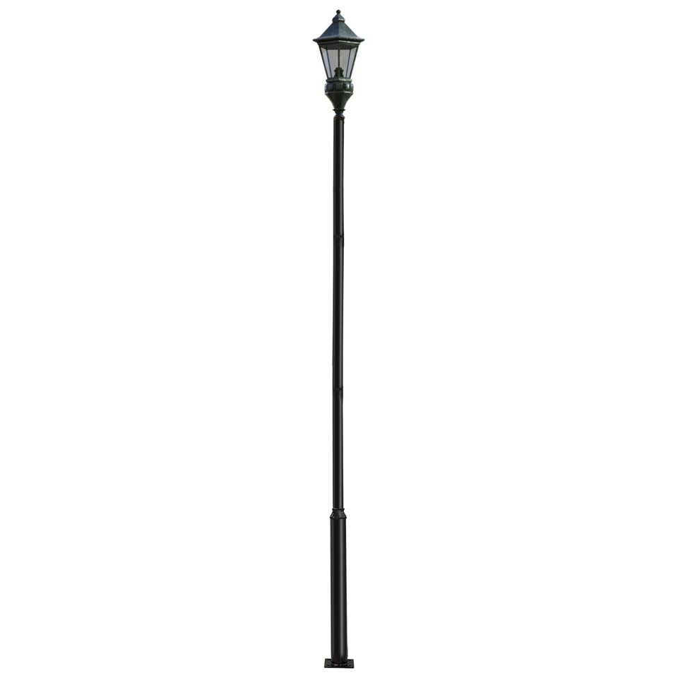 Street Light Pole Outdoor Post Light Lamp Pole Split Street Lamp Post ...