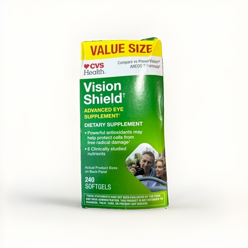 Vision Shield Advanced Eye Supplement 240 Softgels Exp 08/2025 | eBay