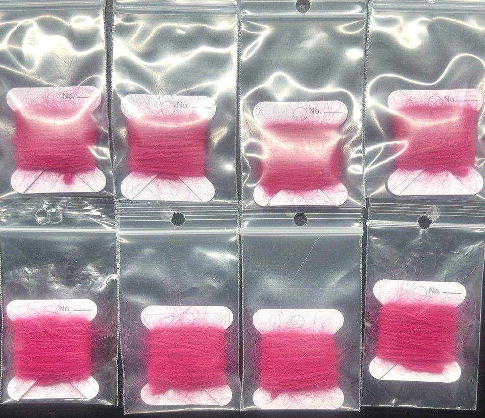 ANGORA RABBIT YARN / 20 PACK MEGA LOT / aka SUCKER SPAWN FLY TYING FLY ...