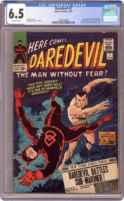 Daredevil #7 CGC 6.5 1965 4360938006 1st app. Daredevil's red costume ...