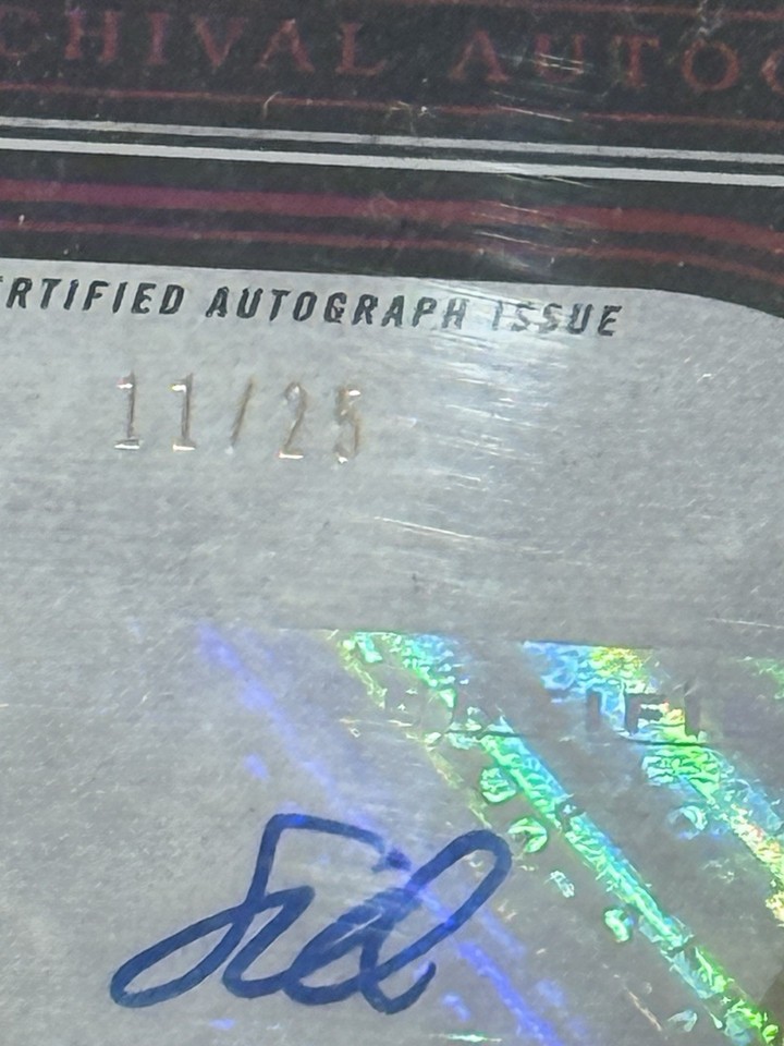 Topps autograph card Raebiger — PSA 9 Autograph 10 /25 | eBay