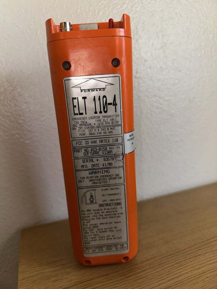 Artex ELT 110-4 453-0150 Rev P3 | eBay