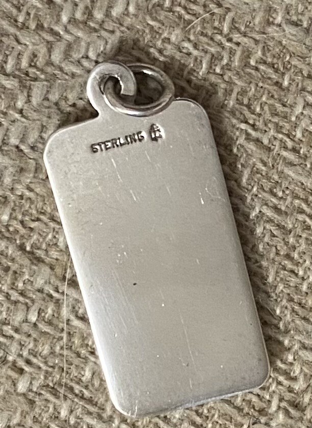 Vintage Charles Thomae Sterling Light Blue Enamel St Christopher ...