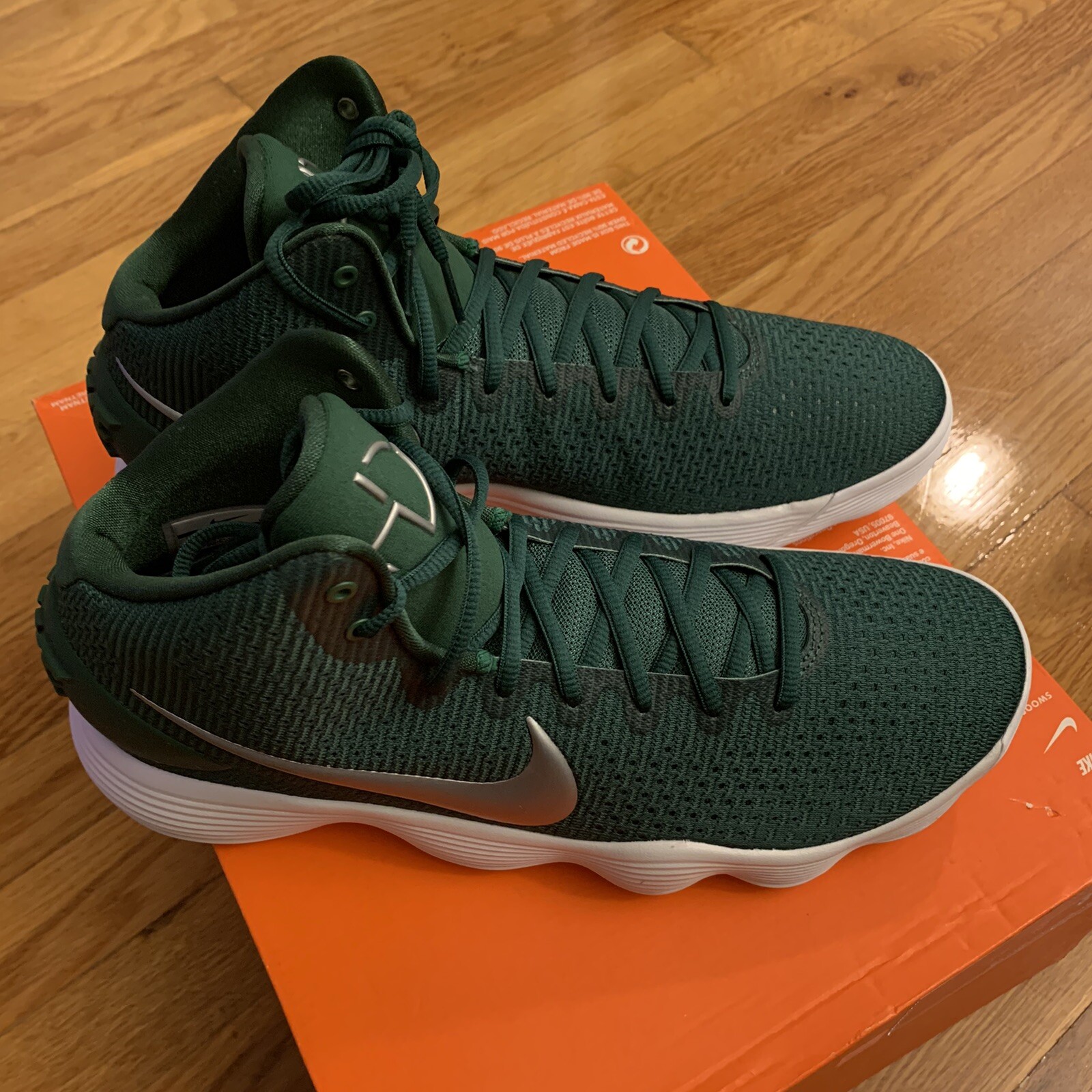 Nike Hyperdunk 2017 TB Mens Basketball Shoes 897808-300 Gorge Green Sz ...