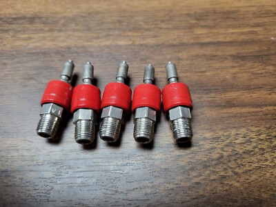 Lot of 5 Swagelok QC4-D-2PM Stainless Steel DESO Quick Connect Stem 1/8 ...
