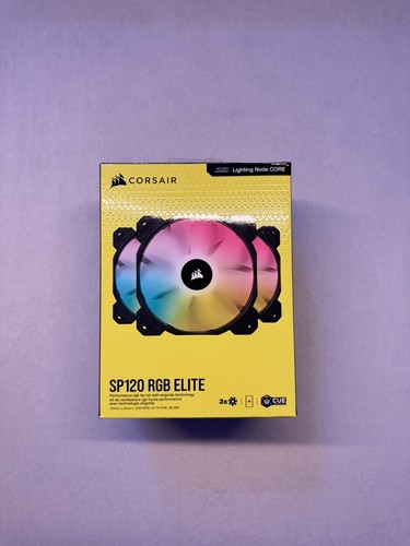 Corsair iCUE SP120 RGB ELITE Case Fan - Black (ONLY 2 FANS) | eBay