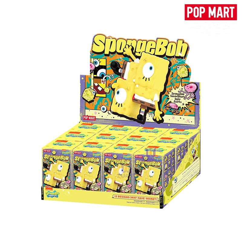 X SpongeBob Funny Series Blind Box Full Set New Plastic Seal Not Opened ...