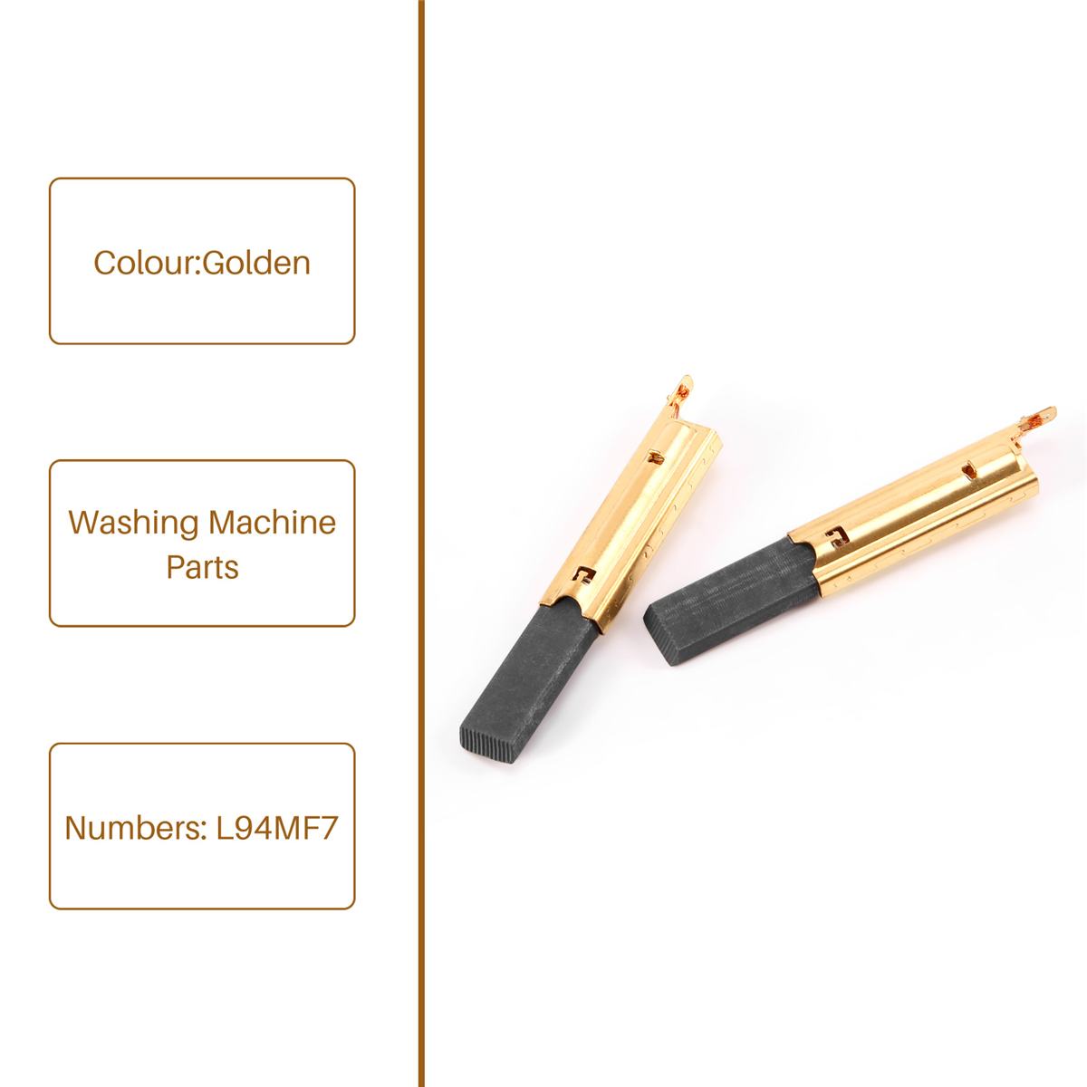 4Pcs/Set Washing Machine Motor Carbon Inserts Brushes L94MF7 for E6O5O5 ...