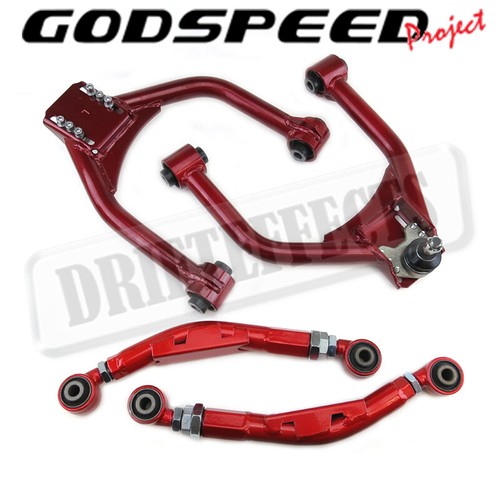 Godspeed Adjustable Front+Rear Camber Arms Kit Set For Dodge Challenger ...