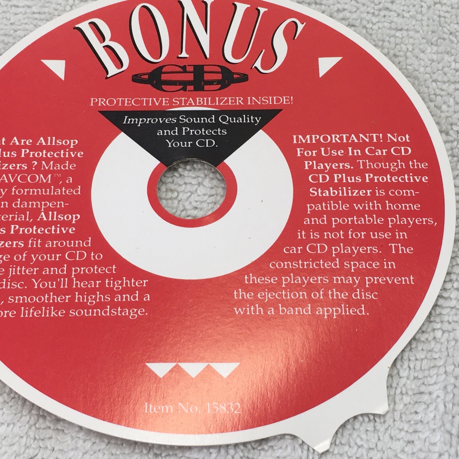 Vintage Allsop Compact Disc Cleaner NO LIQUID | eBay