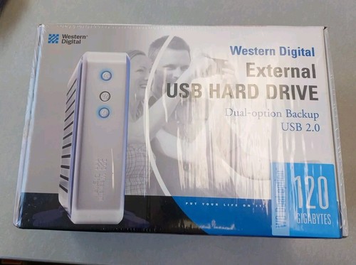 WESTERN DIGITAL 120GB EXTERNAL HARD DRIVE WD1200B015-RNN NEW Sealed WD ...