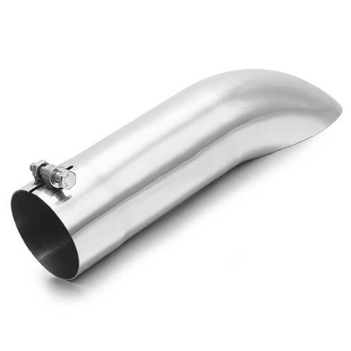 Stainless Steel Turn Down Exhaust Tip 3" Inlet/Outlet Angle Cut ...