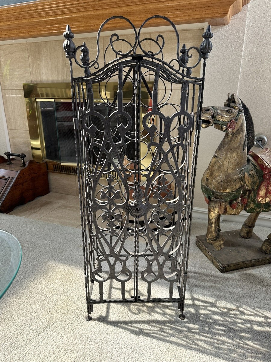 Vintage Wrought Iron Wine Racks Antique & Reclaimed Listings Antique