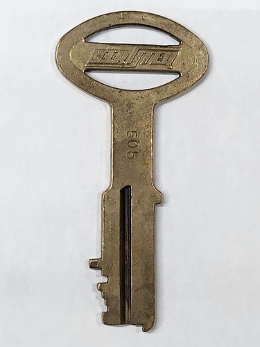 Vintage Airteq Brass Prison Jail Cell Key - Folger Southern Steel Style ...