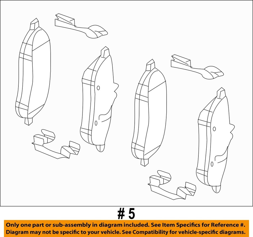 MERCEDES OEM 12-15 SLK250 Brake Components-Brake Pads 0074209220 | eBay