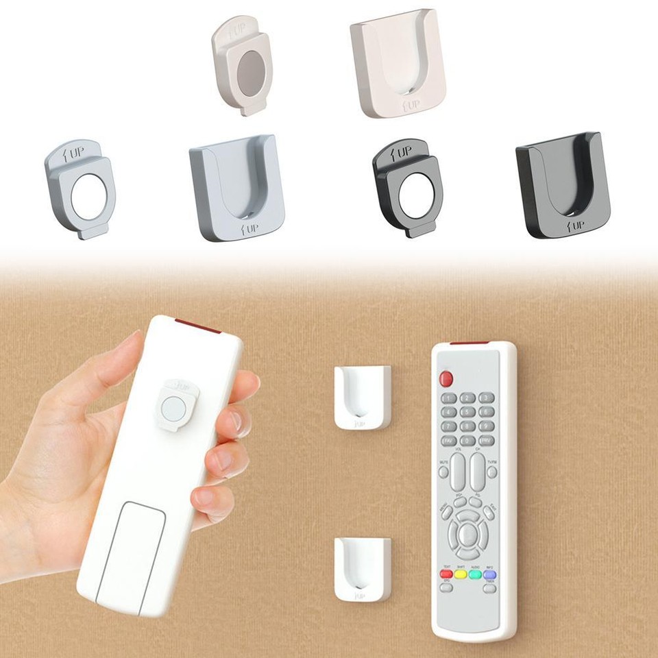 Magnetic Remote Control Holder Sticker Bracket Wall Mount Hook Self ...