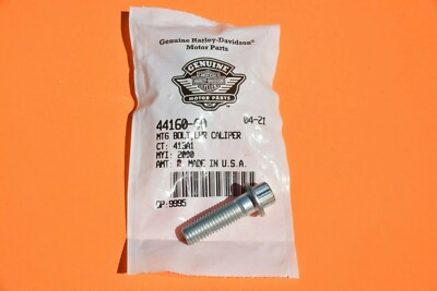 HARLEY NEW OEM BRAKE CALIPER BOLT 2000 Softail Big Twins & XL 44160-00 ...