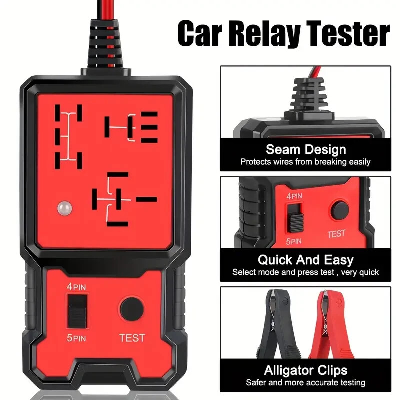 Automotive Relay Tester 12V Auto Diagnostic Tool 4 5 Prong "SAME DAY ...