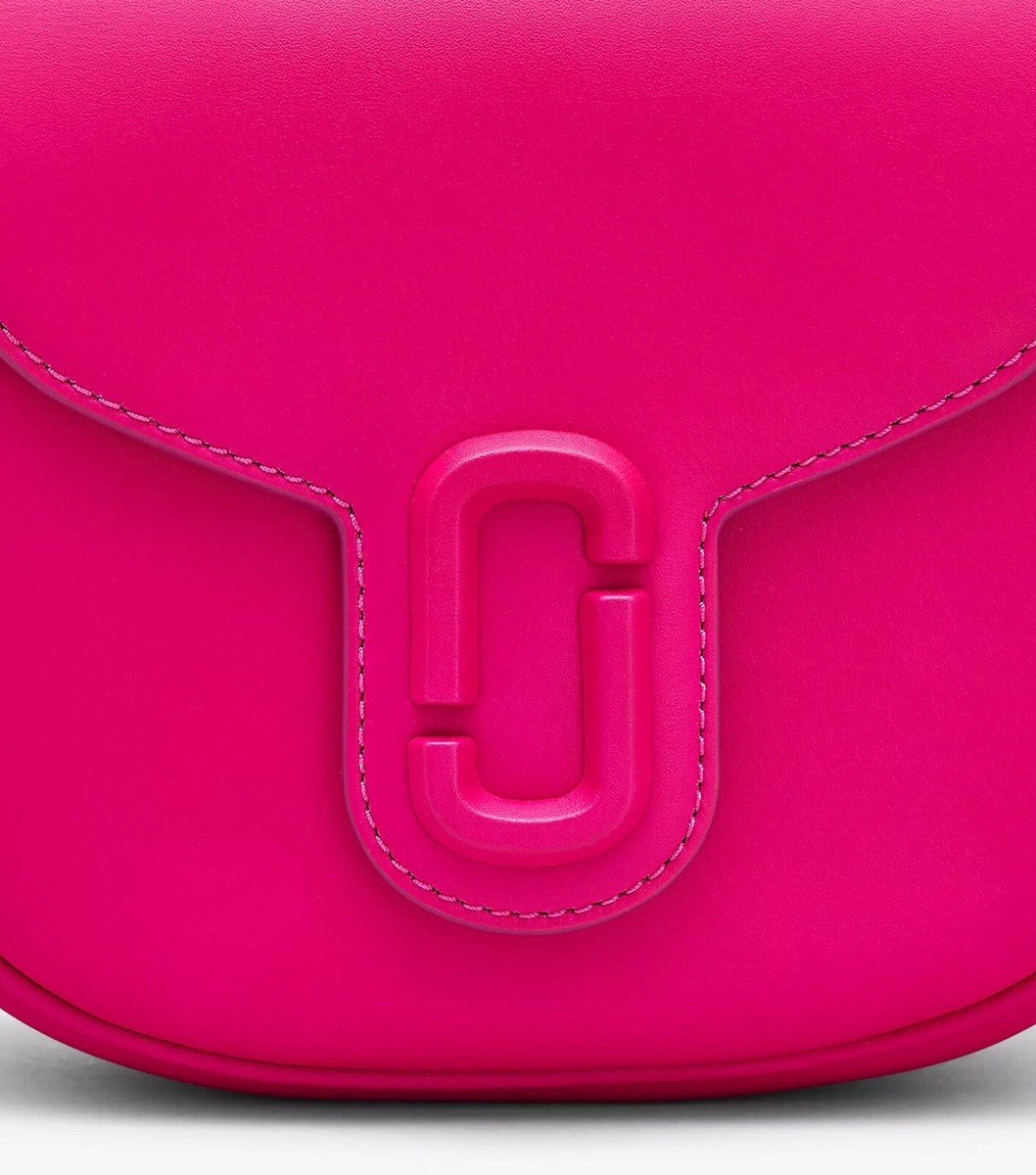 Marc Jacobs The Covered J Marc Saddle Bag, Hot Pink £395 New Marc Jacobs The Covered J Marc Saddle Bag, Hot Pink £395 New