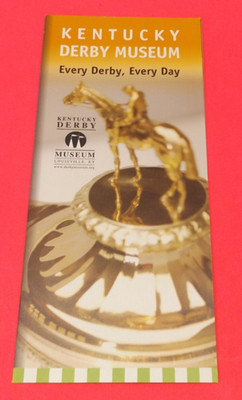 Undated Kentucky Derby Museum Brochure Pamphlet | eBay