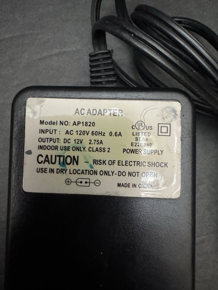 Intec Power Adaptor for Nintendo Gamecube Tested Working AP1820 | eBay