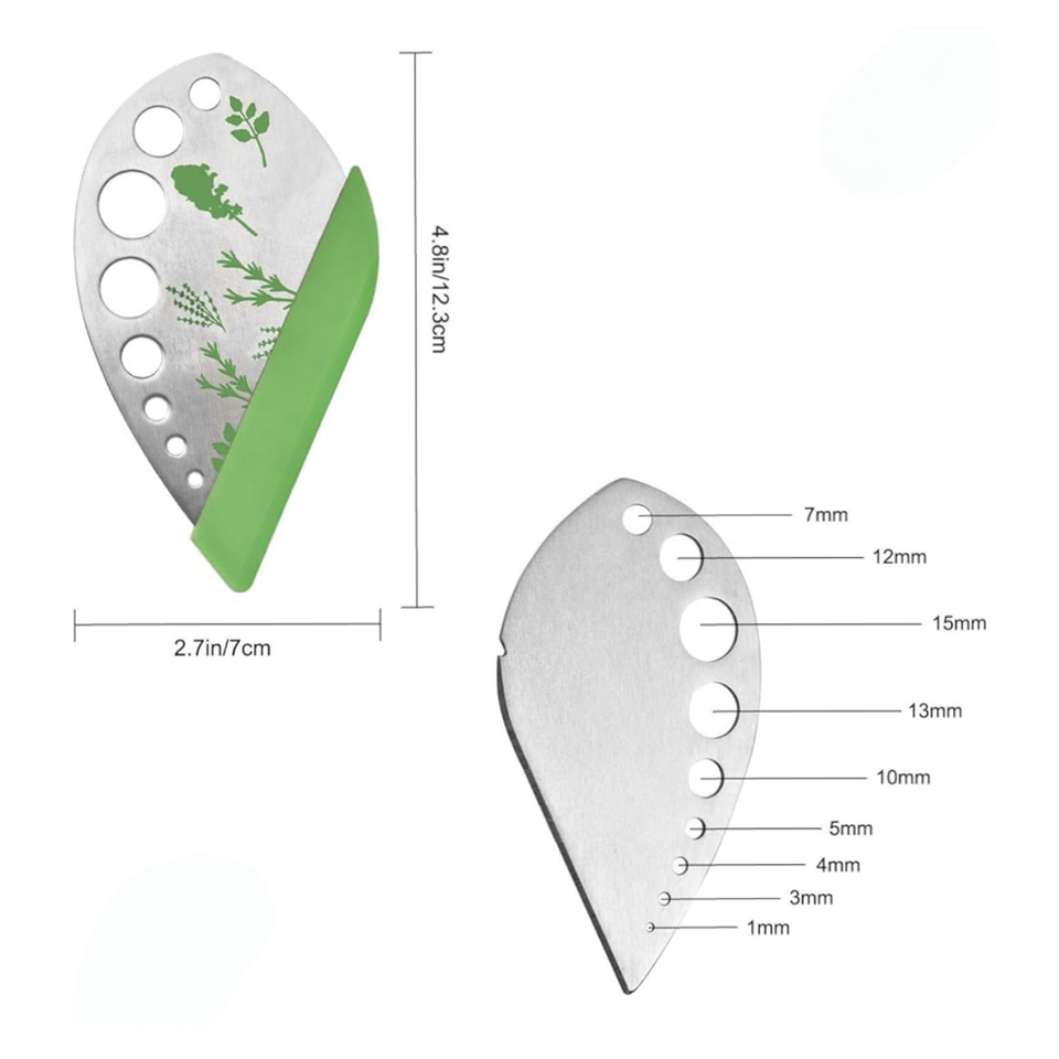 Blake & Croft Stainless Steel Herb Stripper & Cutter -Multi Purpose ...