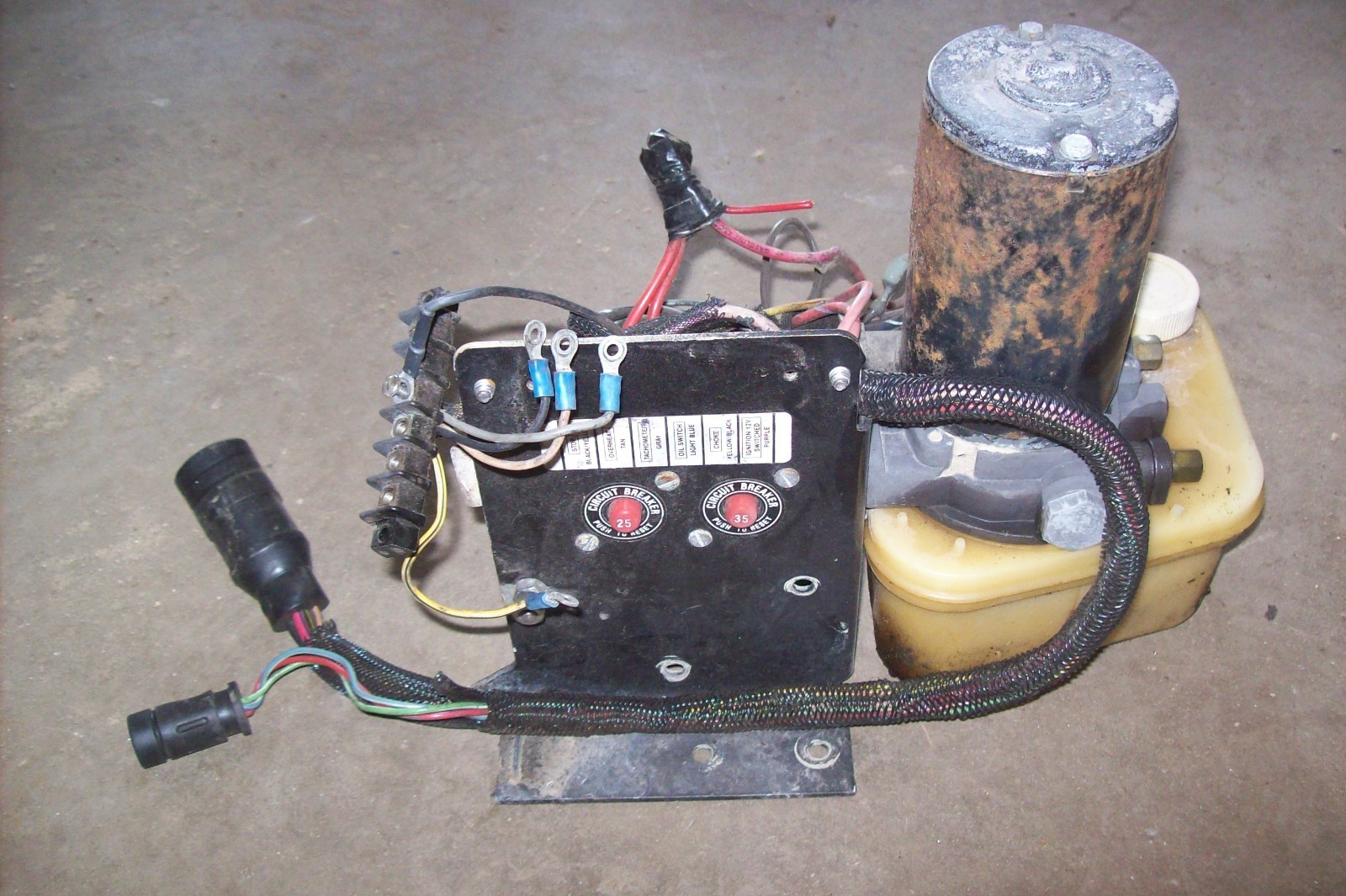 Force L Drive 120hp Power Trim Pump and Relays Bayliner | eBay