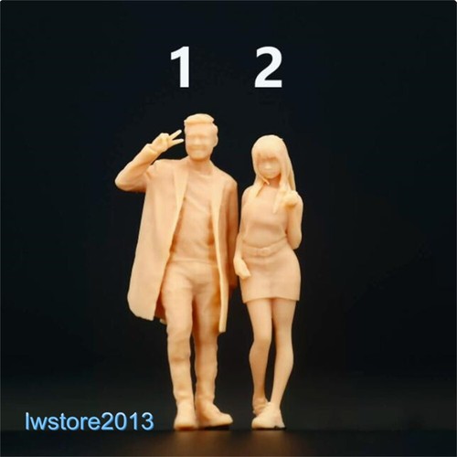1/43 Lovers Man Girl Scene Props Miniatures Figures Model For Cars ...