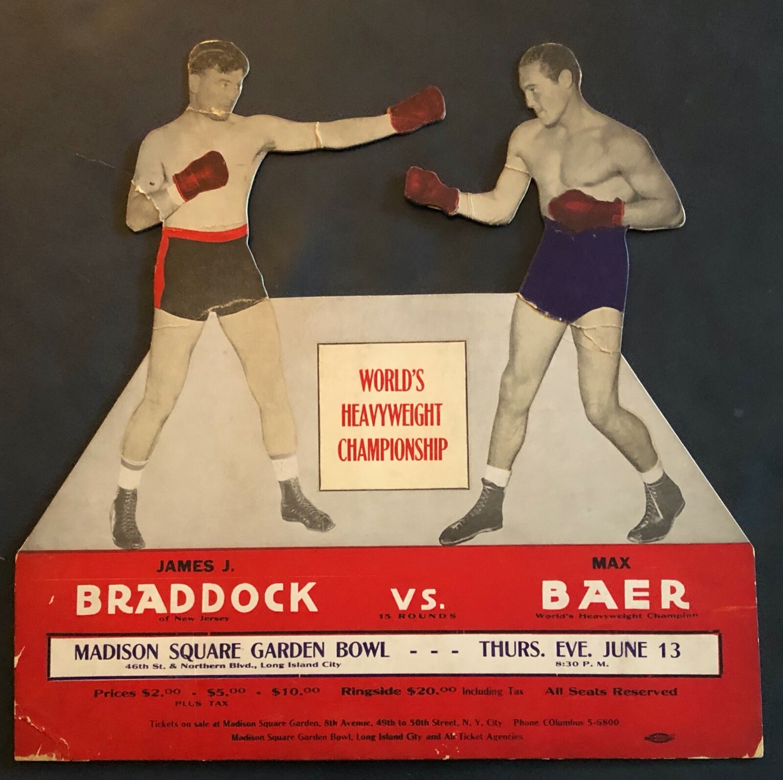 Braddock Vs Baer 1935
