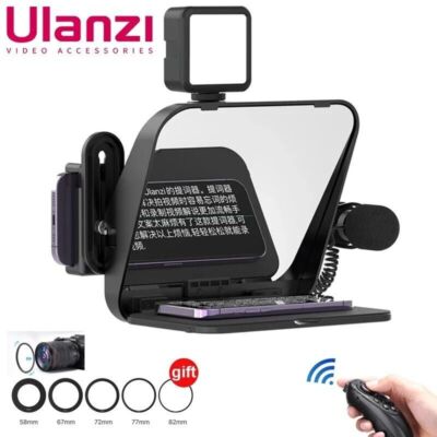 Ulanzi RT02 Teleprompter Video Prompter for Camera DSLR Smartphone With ...