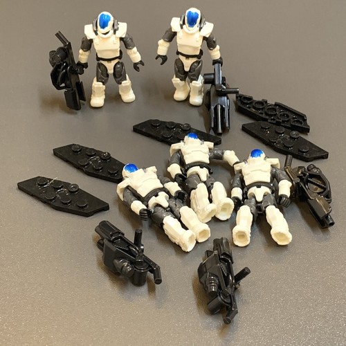 Different Halo Mega Bloks Construx UNSC Spartan Master Cheif Elite ...