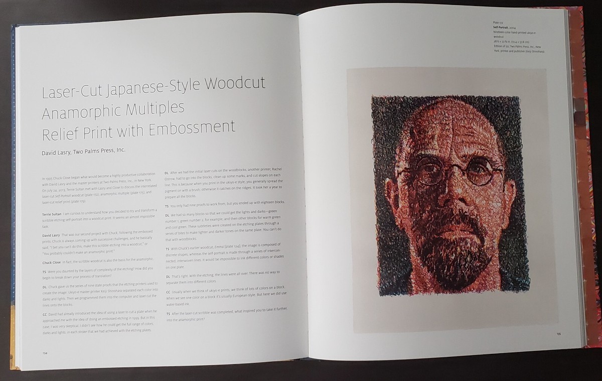 Chuck Close Self Portrait 2007