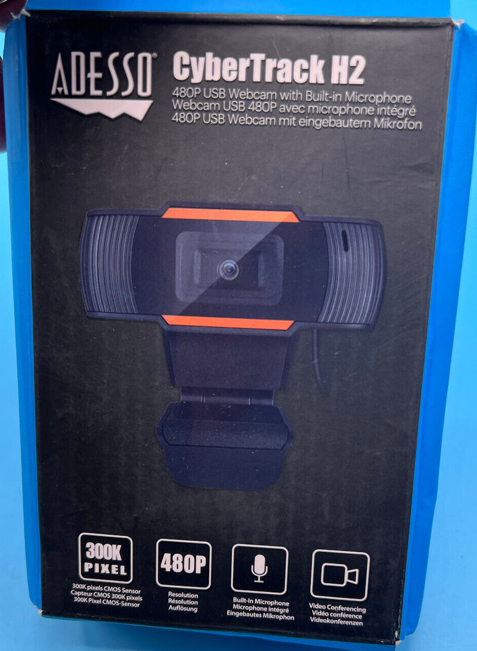 Adesso CyberTrack H2 Webcam 3 Megapixel 30 fps USB 2.0 640x480 Video ...