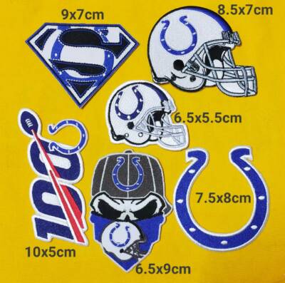 NFL Indianapolis Colts Logo Patch sport Embroidery ,Iron ,Sewing on ...