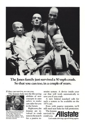 1971 Allstate: Jones Family Survived a 50 mph Crash Vintage Print Ad | eBay