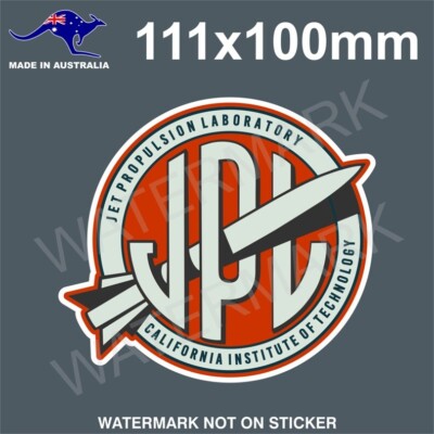 JPL JET PROPULSION LABORATORY STICKER VINTAGE RETRO NASA STICKER JACK ...