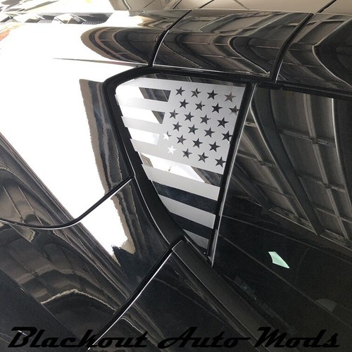 2020-25 C8 Corvette Stingray American Flag Side Window Vinyl Decal ...