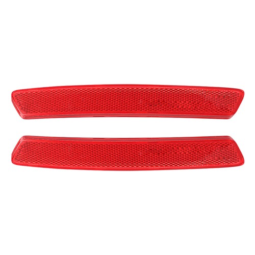 Pair Rear Right + Left Side Bumper Reflector For Ghibli Red 675000322 ...