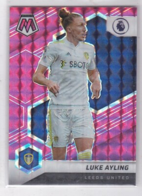 2021-22 Panini Mosaic Choice EPL #196 Luke Ayling Pink Prizm 20/25 ...