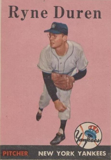 1958 Topps - Ryne Duren #296 (RC) for sale online | eBay
