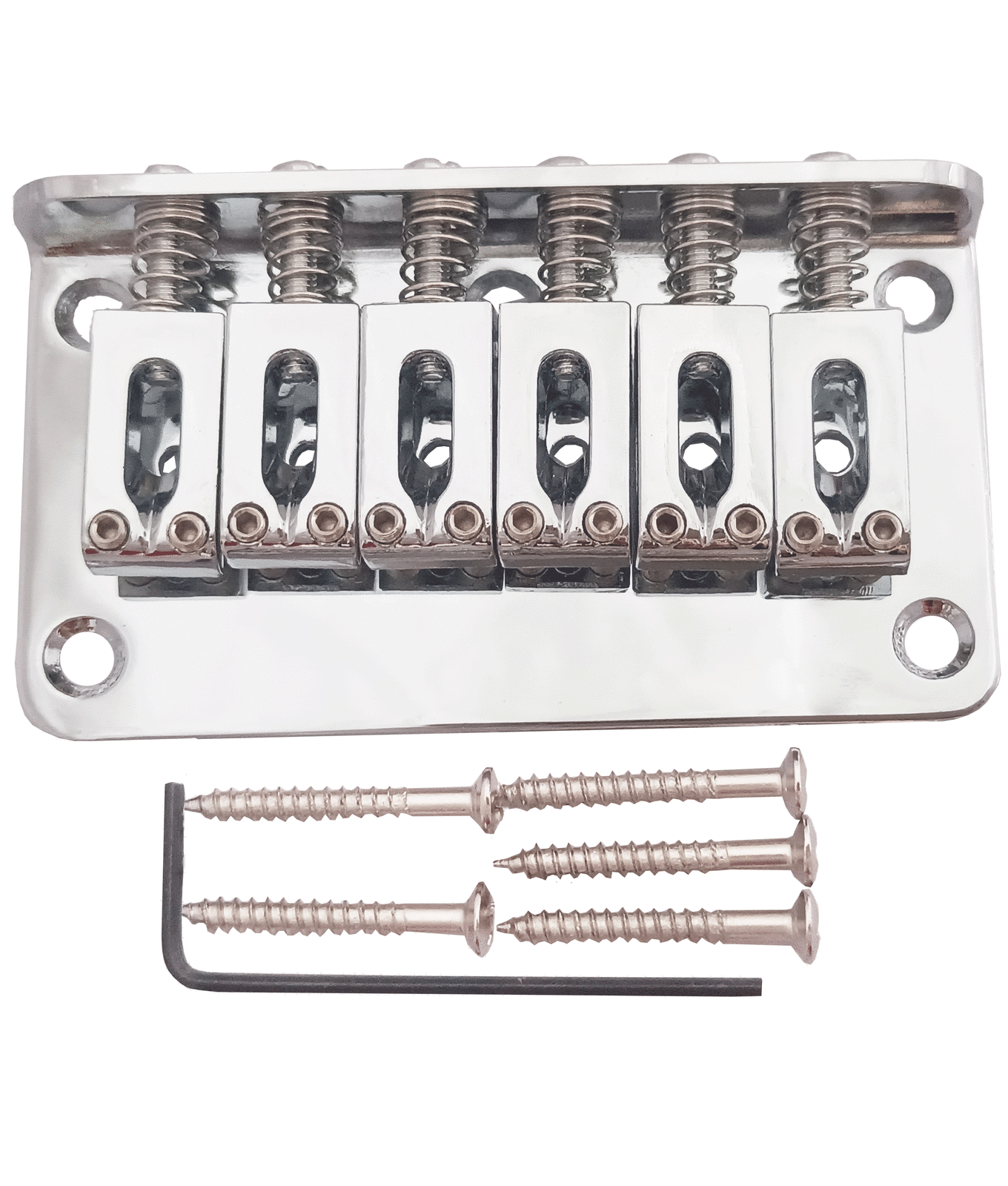 Fixed Hardtail Guitar Bridge for ST Strat 6 String Top Load Electric ...