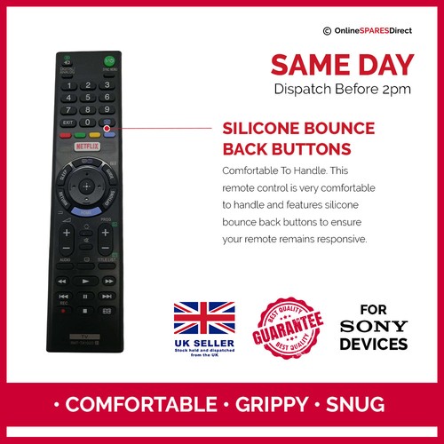 Replacement Remote Control For Sony RMT-TX100D RMTTX100D TV | eBay