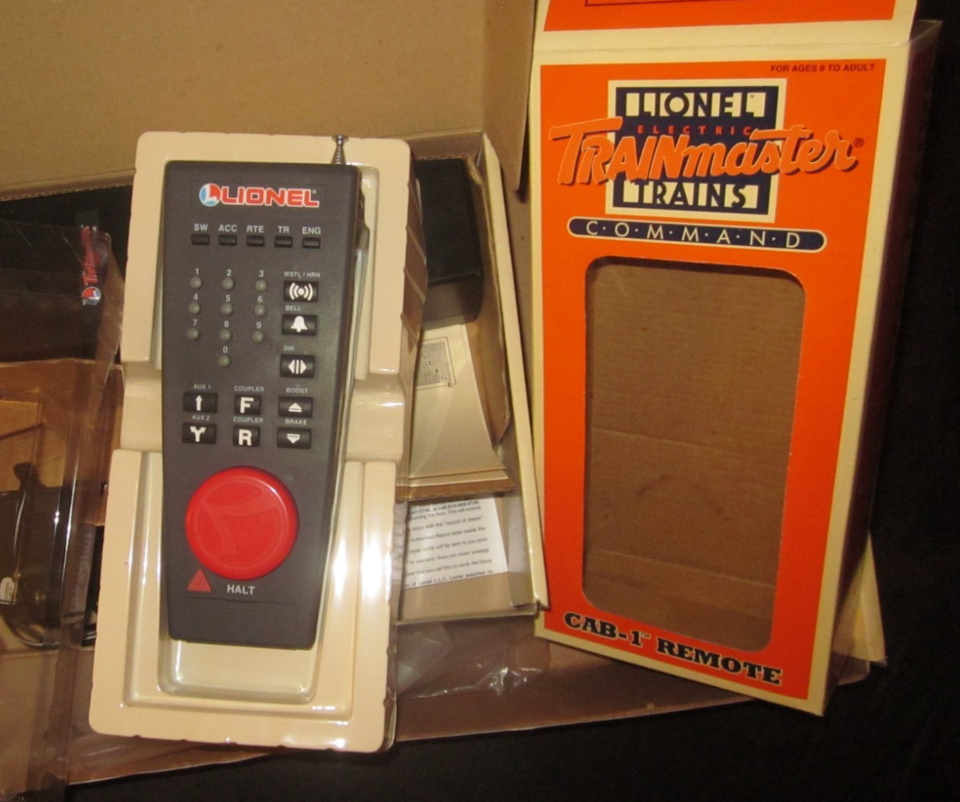 LIONEL 6-12969 O Gauge TRAINMASTER COMMAND SET Cab-1 Remote & Command ...